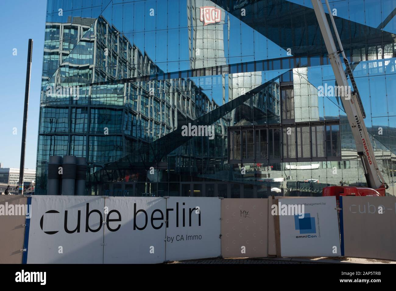 Cube Berlin, Berlin, Germany , a modern glass office building located ...