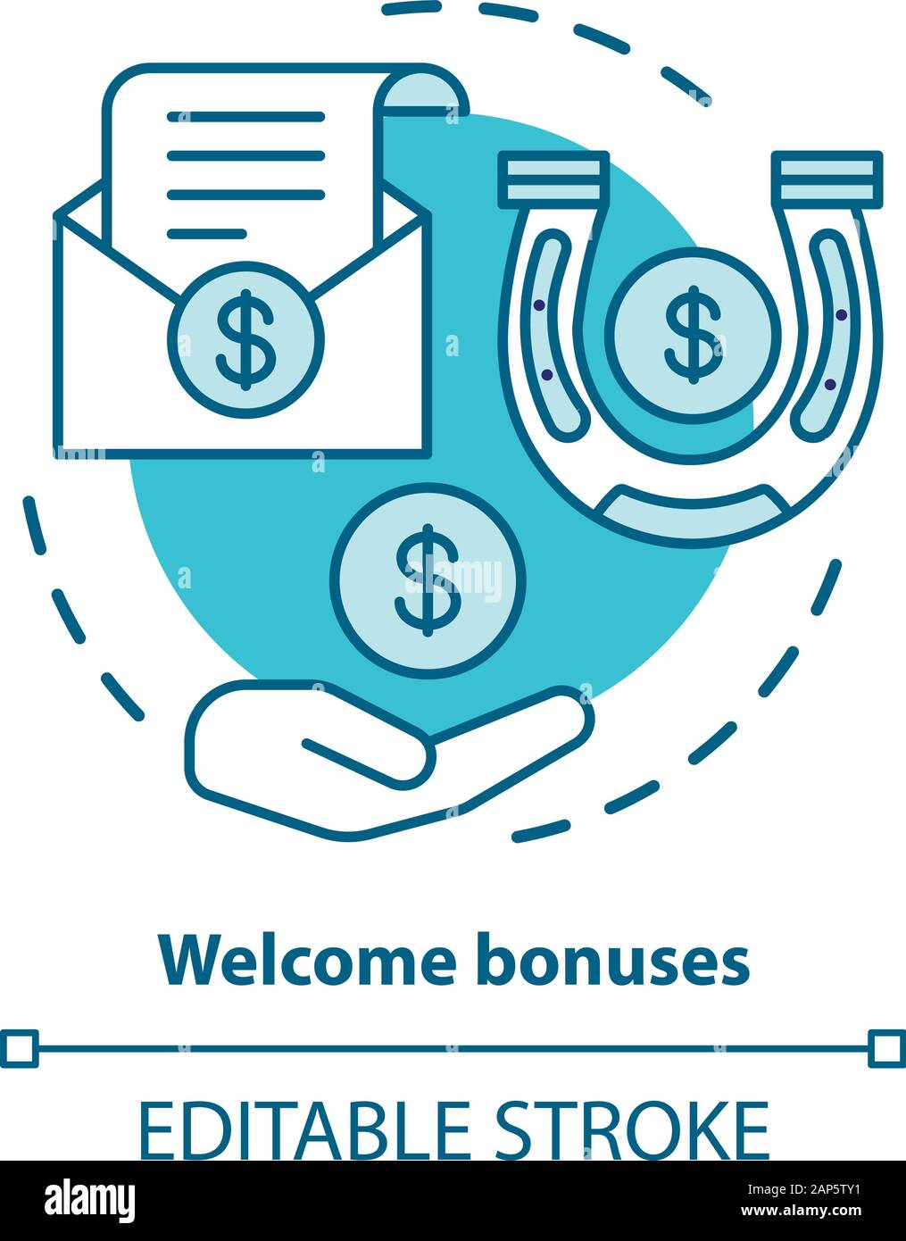 Welcome bonus Stock Vector Images - Alamy