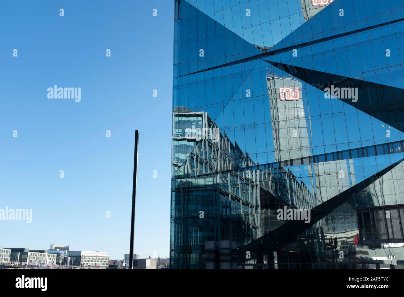 Cube Berlin, Berlin, Germany , a modern glass office building located ...