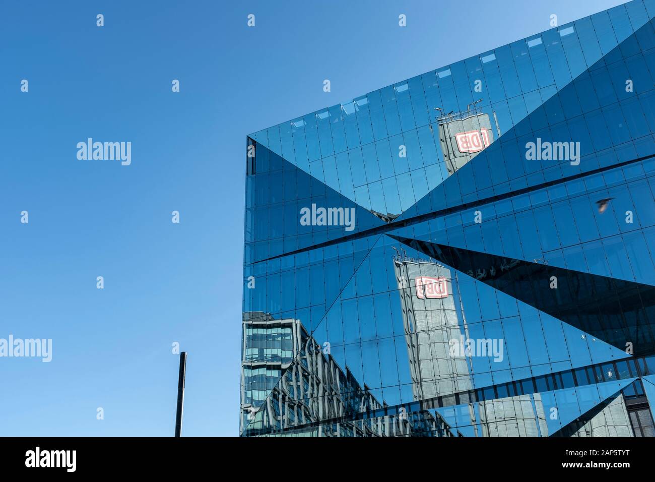 Cube Berlin, Berlin, Germany , a modern glass office building located ...