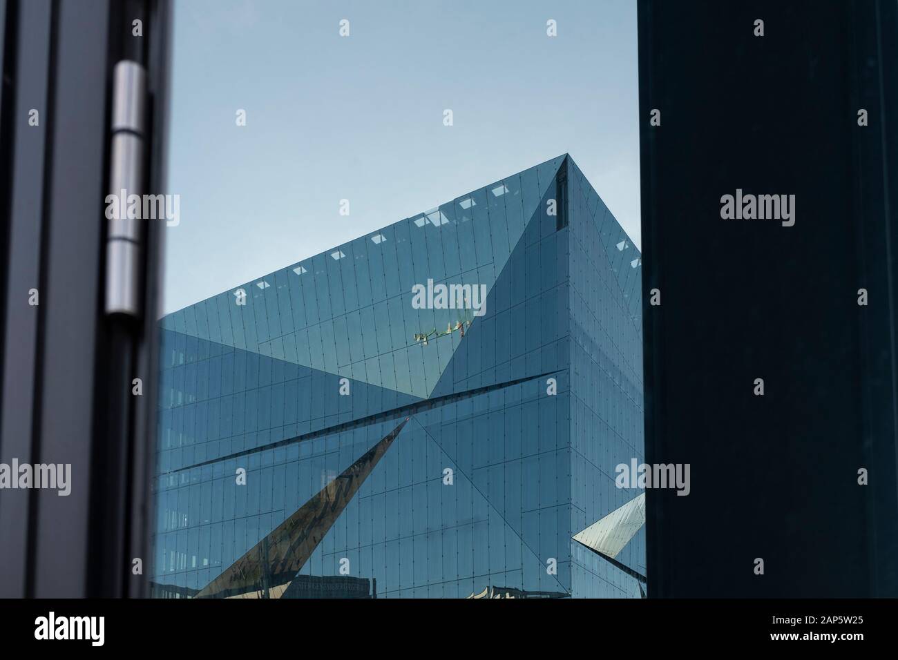 Cube Berlin, Berlin, Germany , a modern glass office building located ...