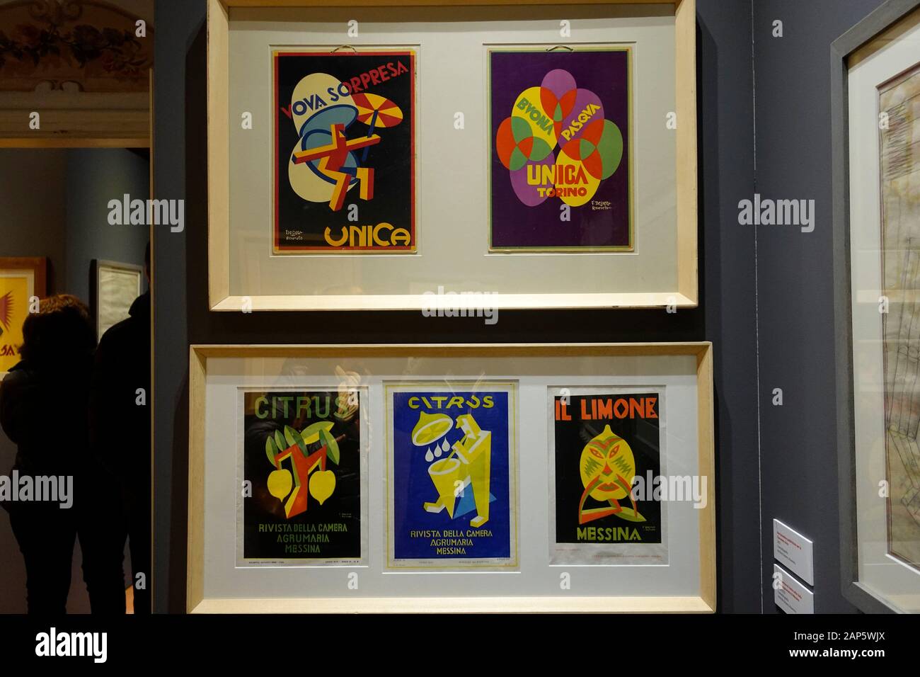 Exhibition of works by Fortunato Depero, painter, sculptor, industrial ...