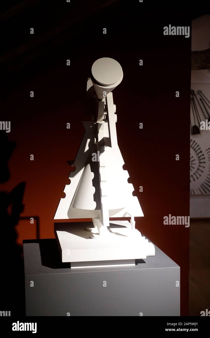 Exhibition of works by Fortunato Depero, painter, sculptor, industrial ...