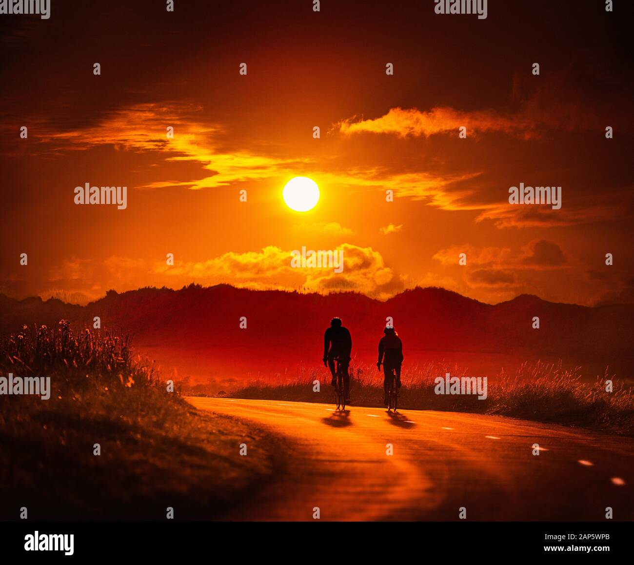 Bike Riding At Sunset Reykjavik Iceland Stock Photo Alamy bike-riding-at-sunset-reykjavik-iceland-stock-photo-alamy