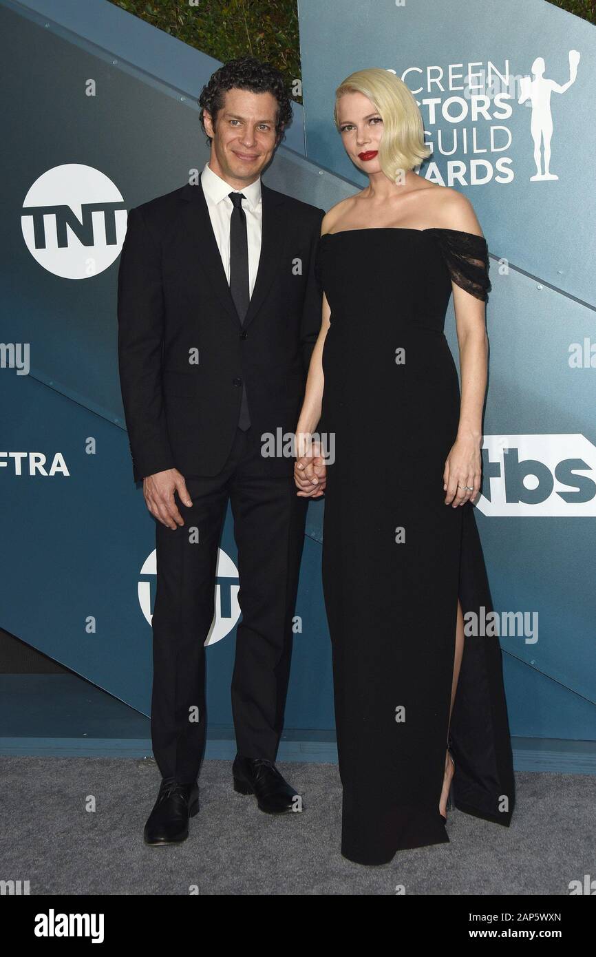 Hamilton Thomas Kail, Michelle WIlliams at arrivals for 26th Annual ...