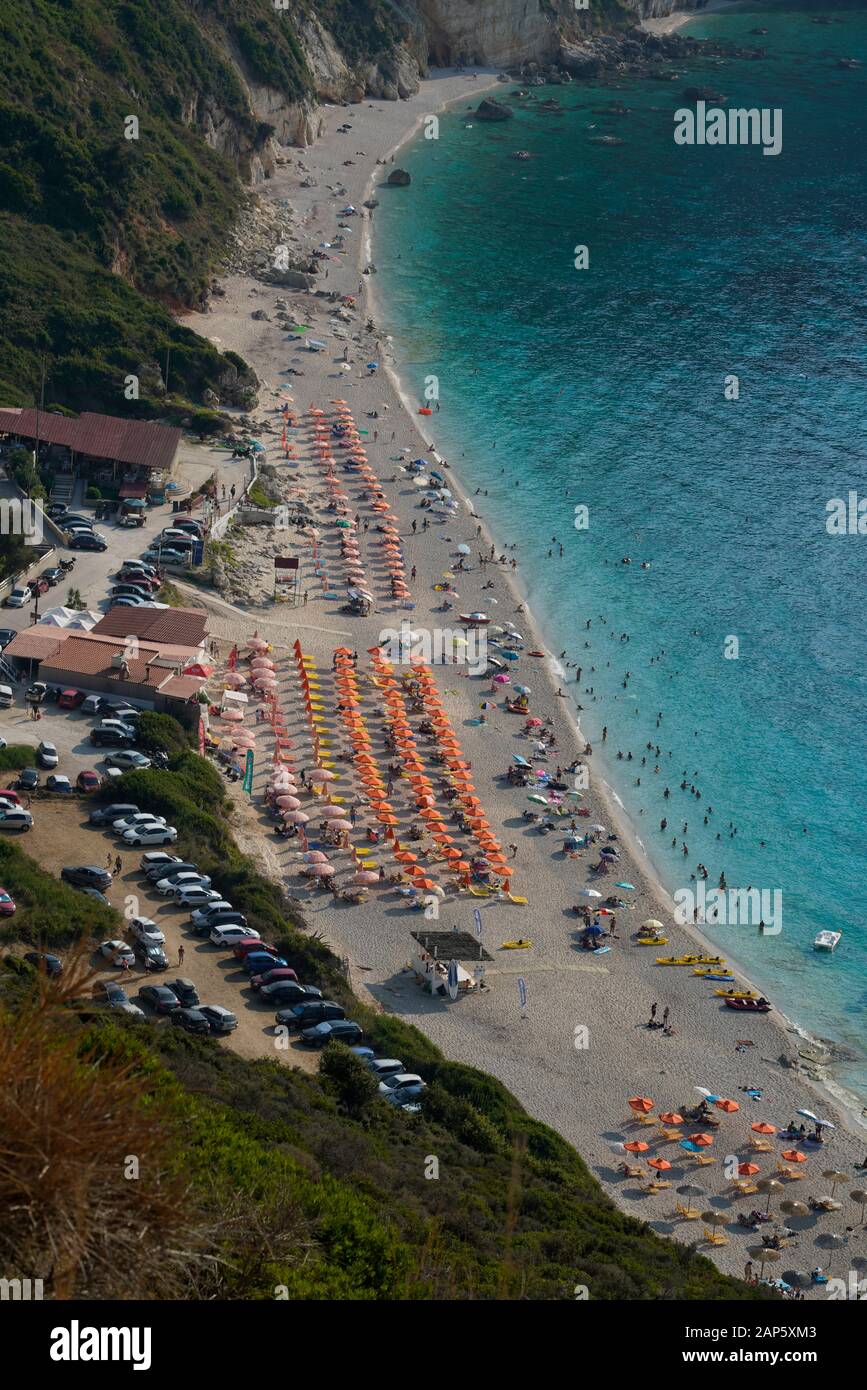 Petani Beach, Agia Thekli, Lixouri, Kefalonia Ionian see island, Greece ...