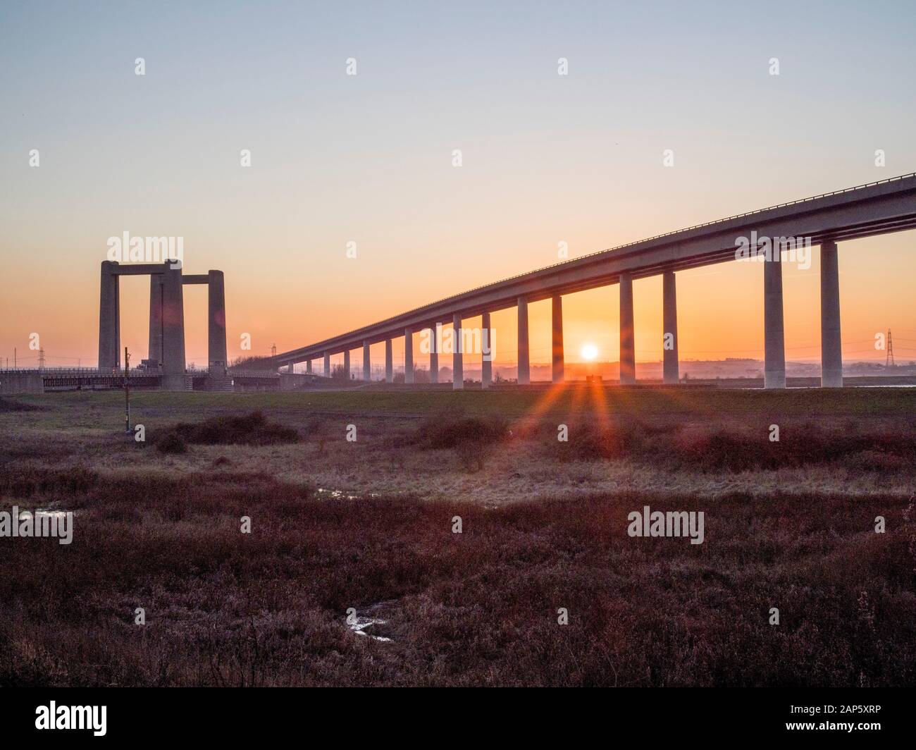 Kingsferry bridge sheppey crossing bridge hi-res stock photography and ...