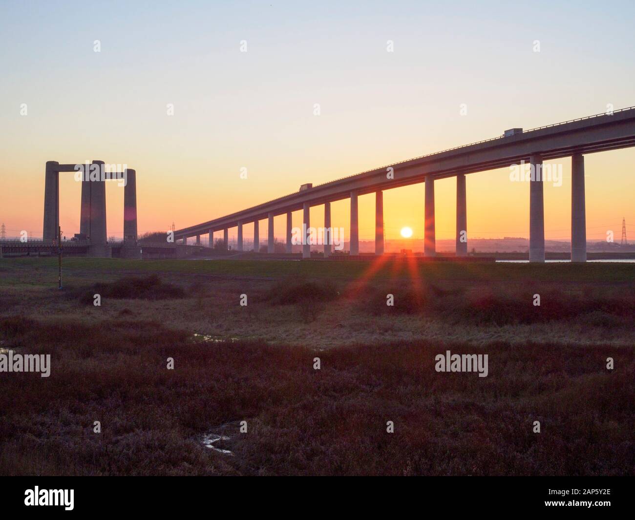 Kingsferry bridge sheppey crossing bridge hi-res stock photography and ...