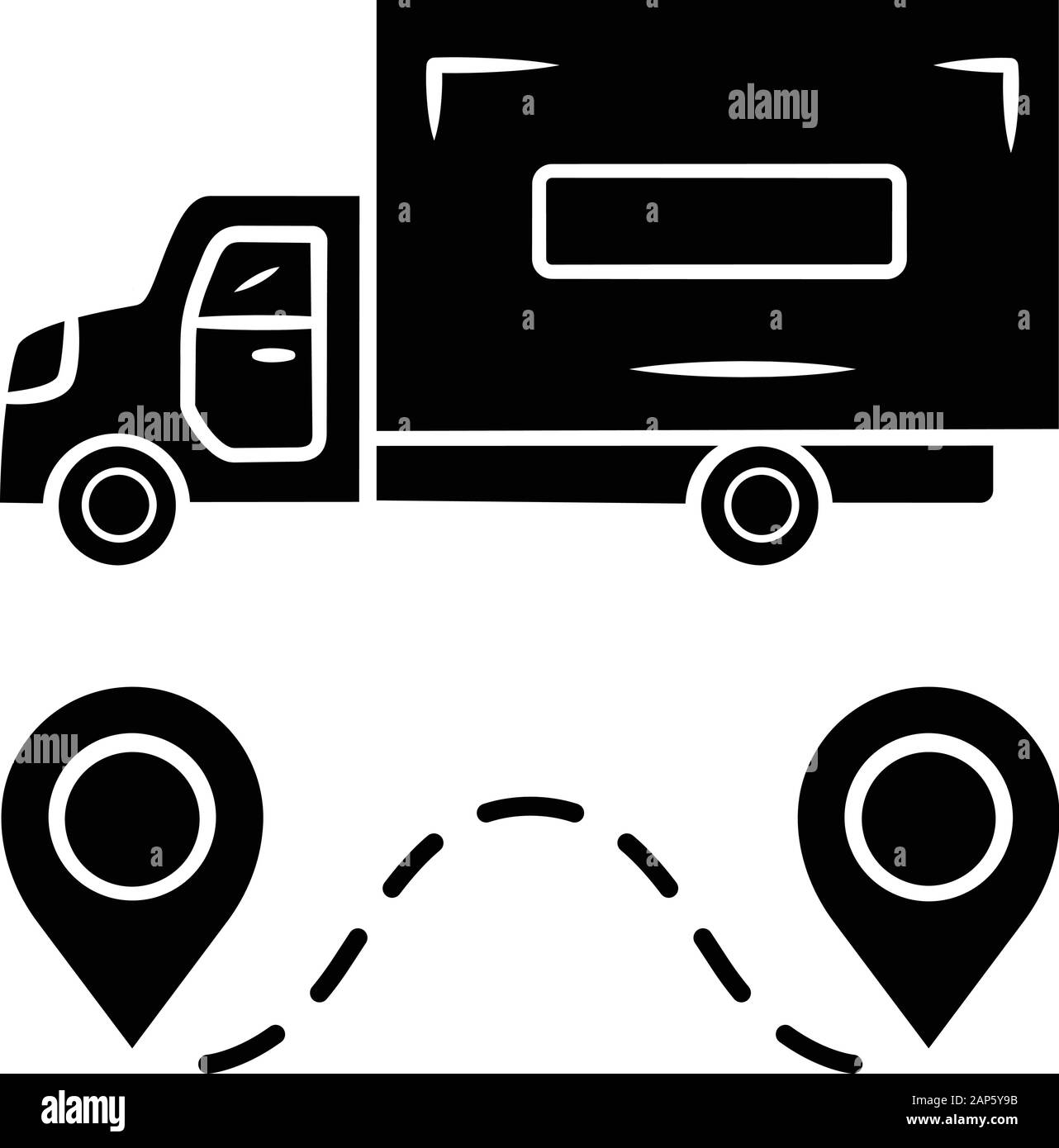 Lorry with goods Black and White Stock Photos & Images - Alamy