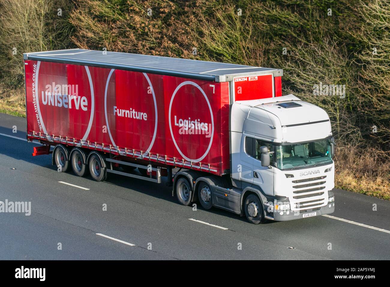 Uniserve Furniture Logistics; Bulk Haulage delivery trucks, haulage ...