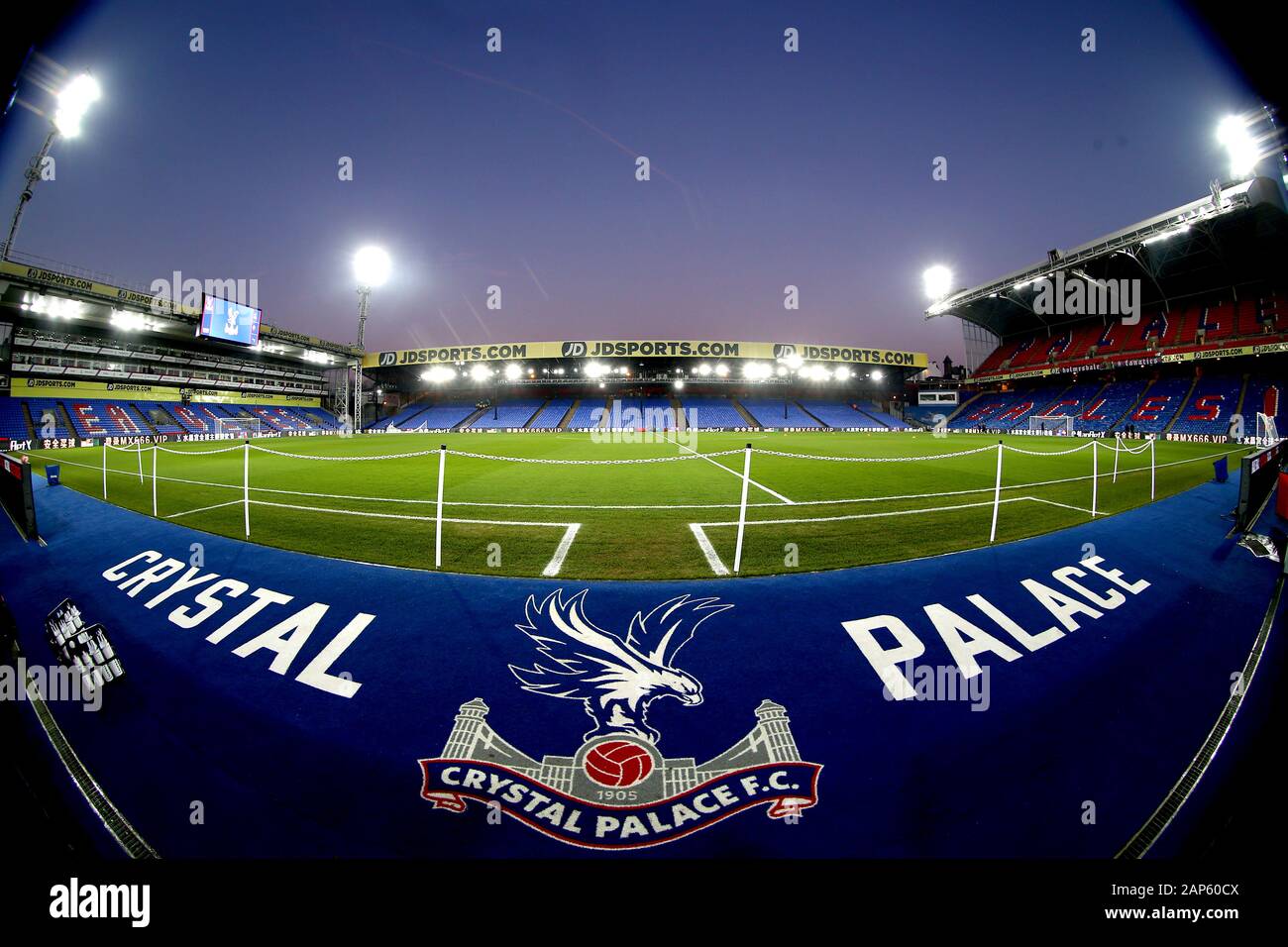 A general view of the stadium ahead of the Premier League match at ...