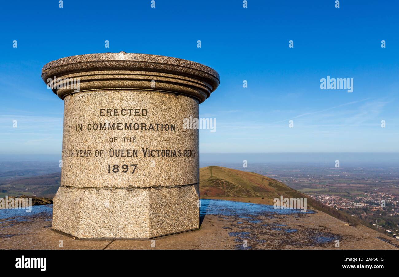 The Toposcope on Worcestershire Beacon in the Malvern Hills, England ...