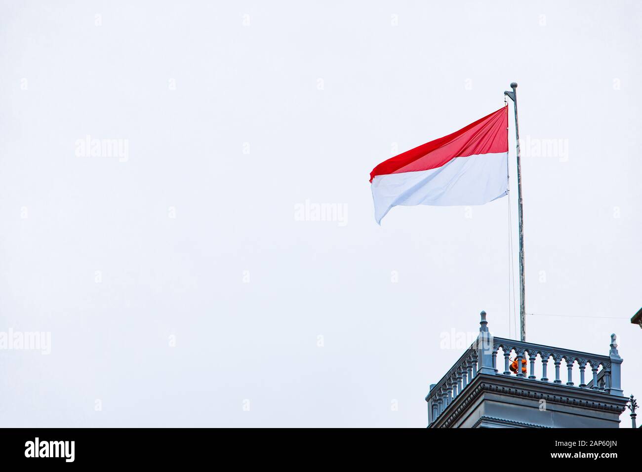 vienna flag at roof of the building Stock Photo - Alamy