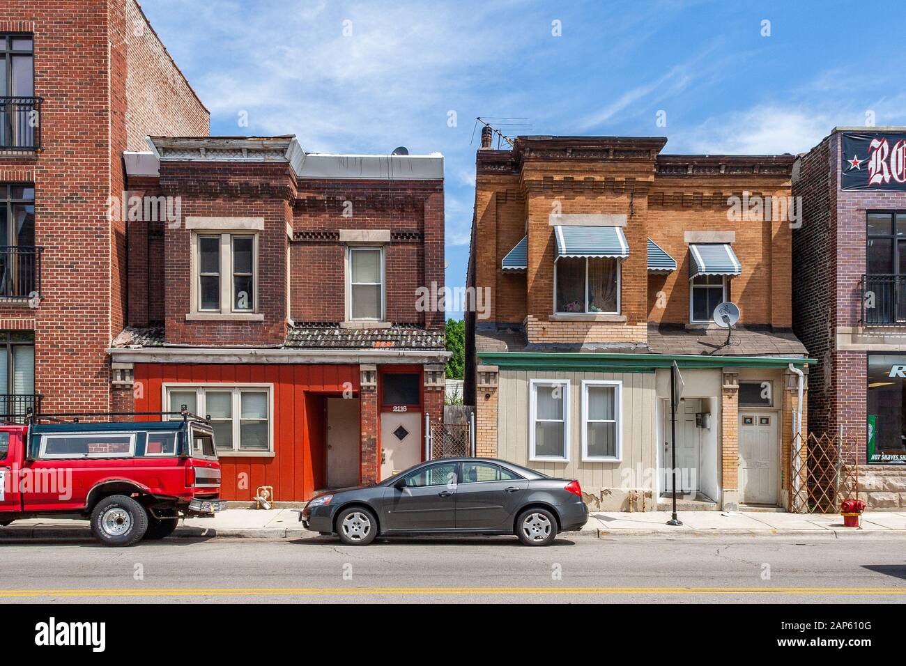 Buildings in the Bridgeport neighborhood Stock Photo - Alamy