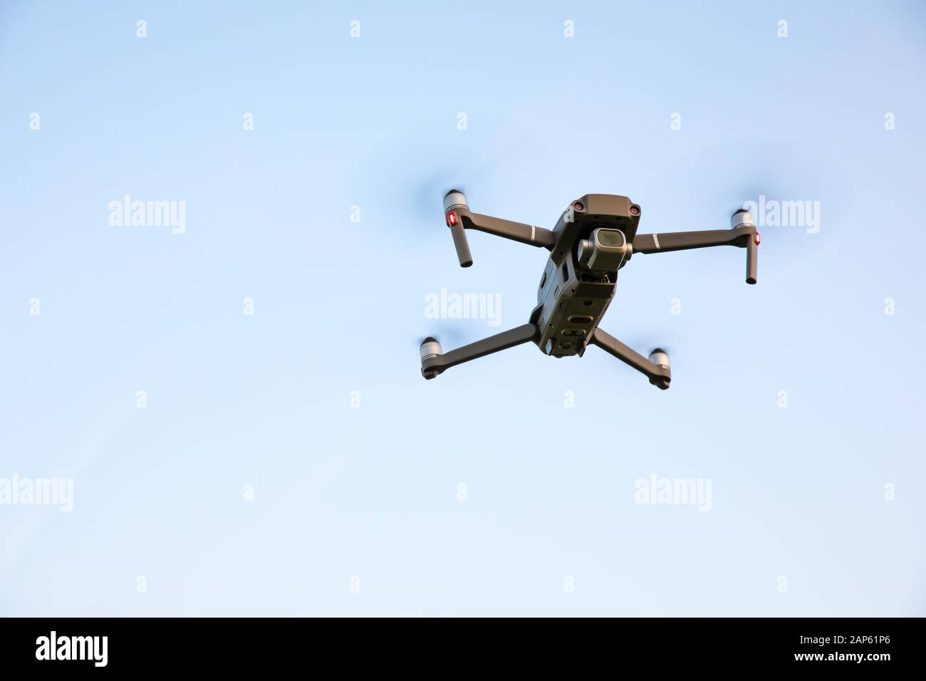 Drone flying overhead over hi-res stock photography and images - Alamy