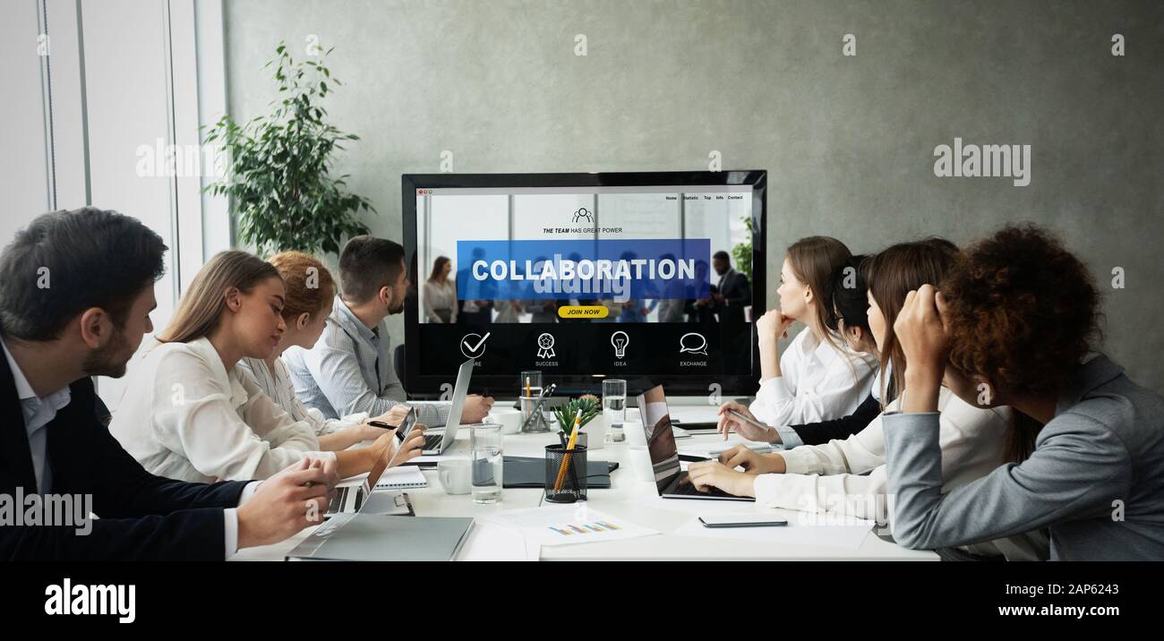 Office cooperation hi-res stock photography and images - Alamy