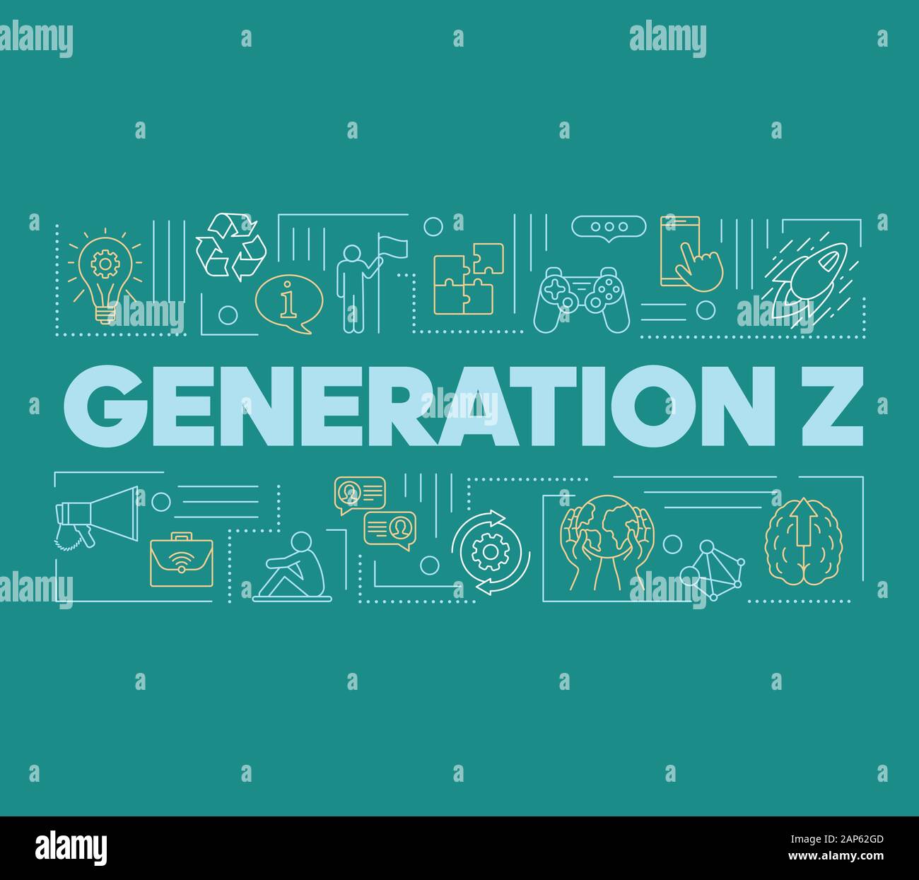 Gen z text Stock Vector Images - Alamy