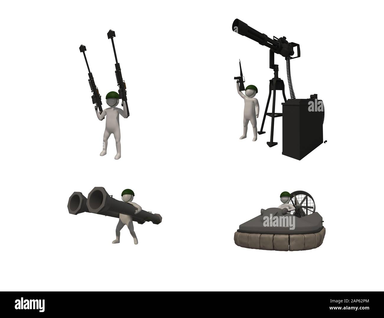 3d illustrator, 3d rendering of the white character on white backgroud ...