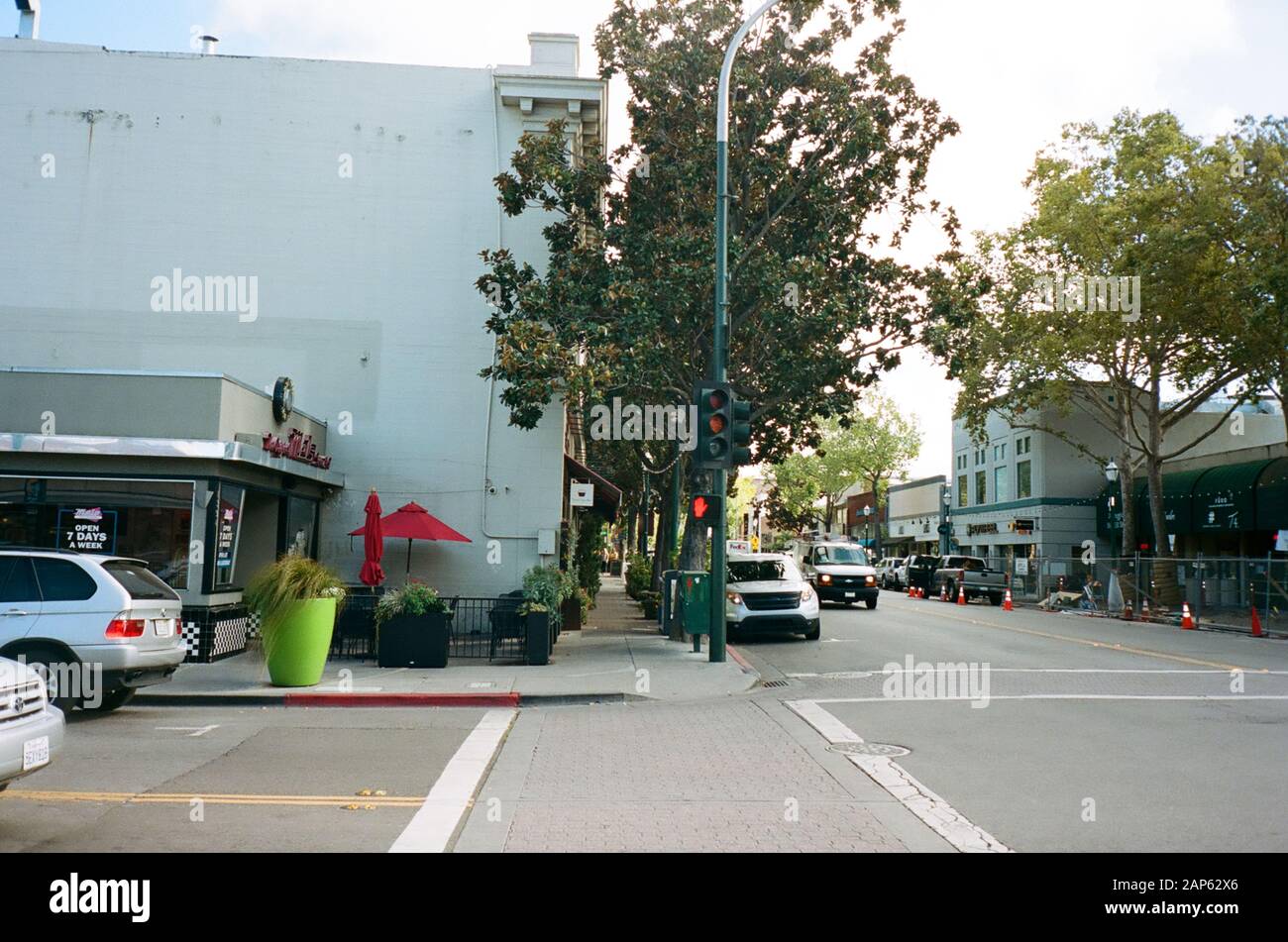 Main street in downtown Walnut Creek, California, September, 2019 Stock ...