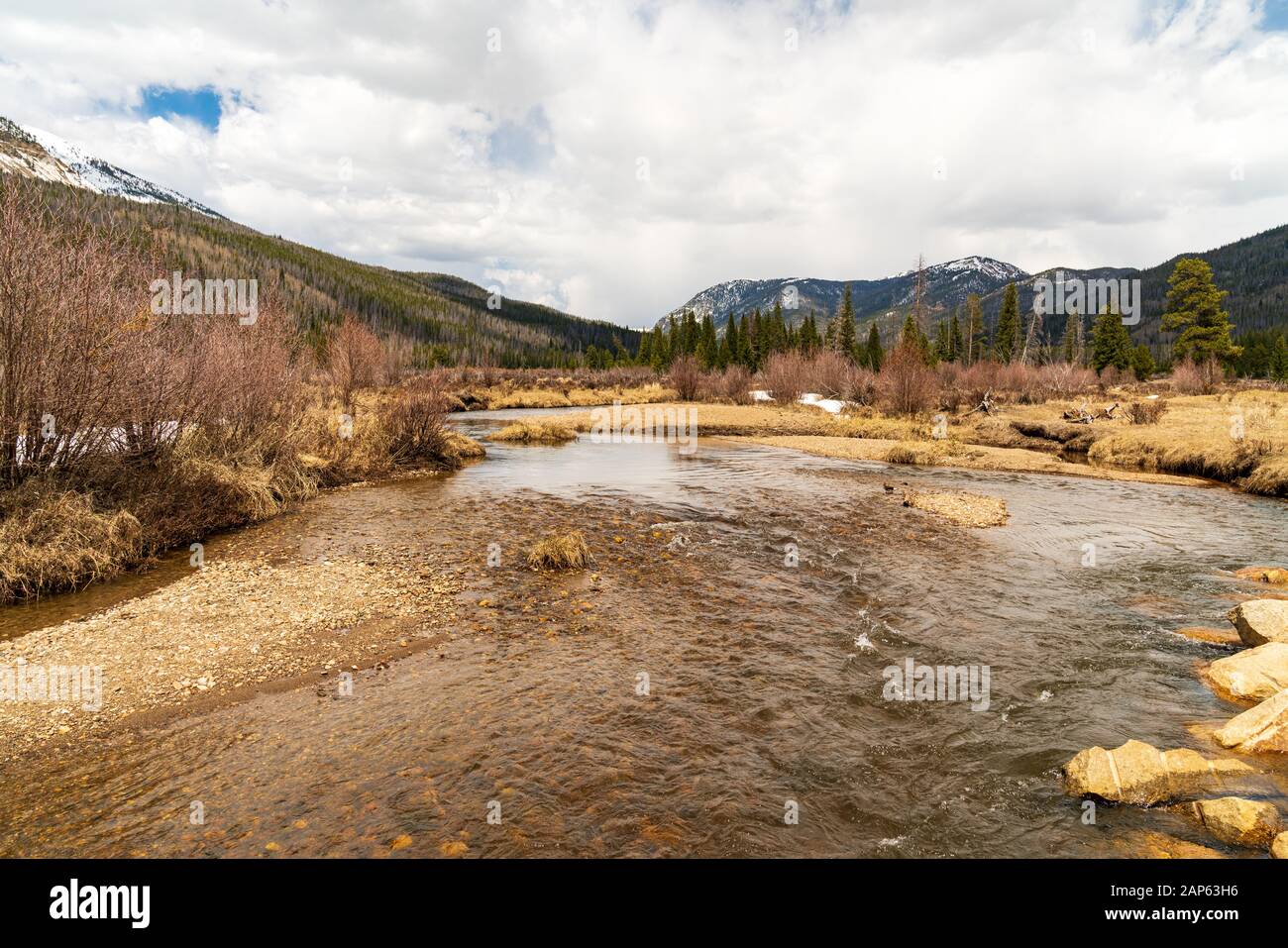 Rocky Mountain National Park landscape Stock Photo - Alamy