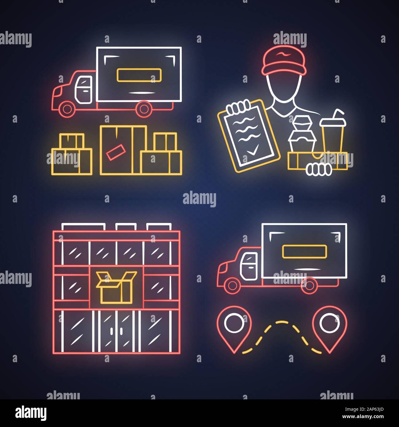 Bright van art Stock Vector Images - Alamy