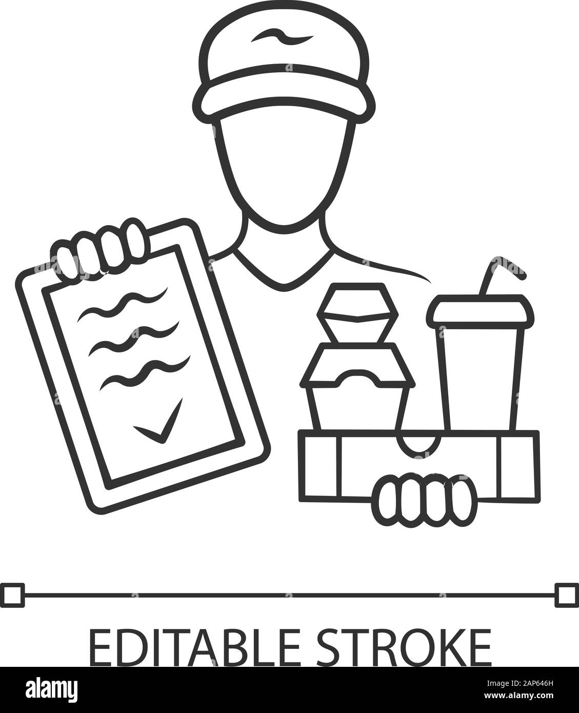 Fast Food Delivery Icon