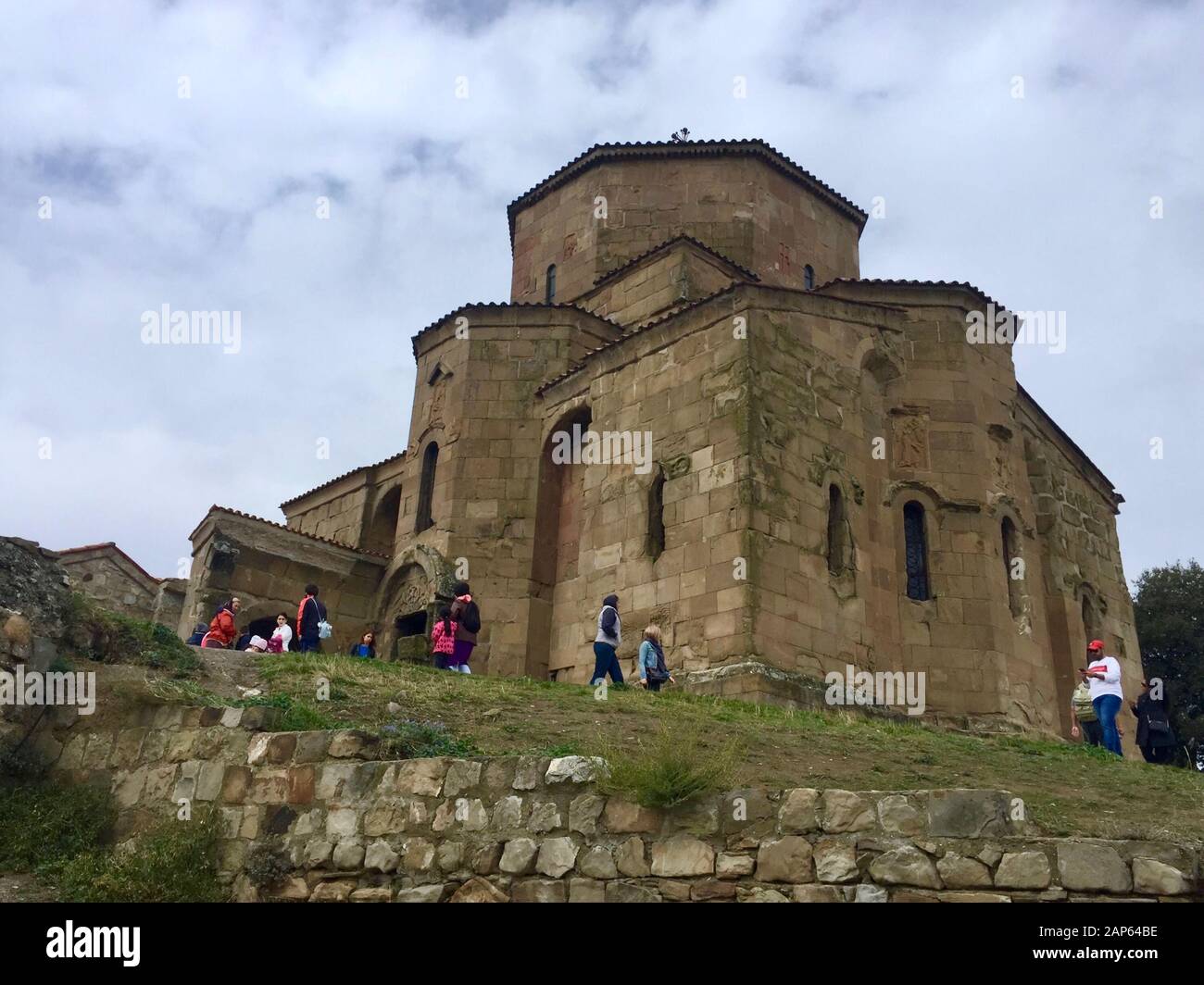 Jvari Monastery is a sixth-century Georgian Orthodox monastery Stock ...