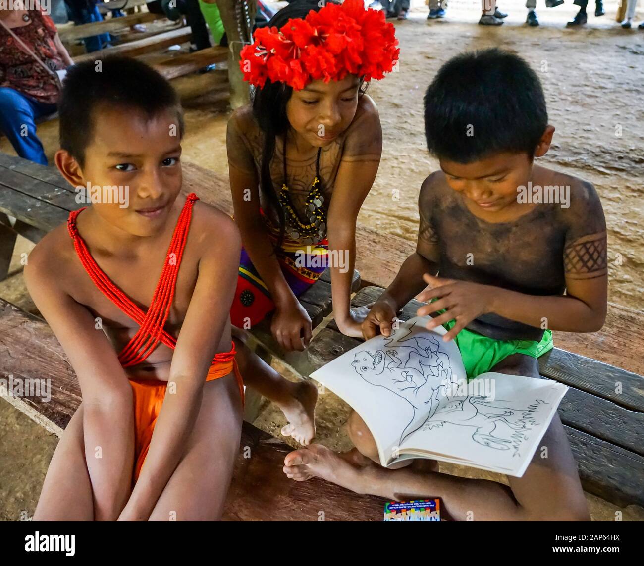 Embera native community panama hi-res stock photography and images - Alamy