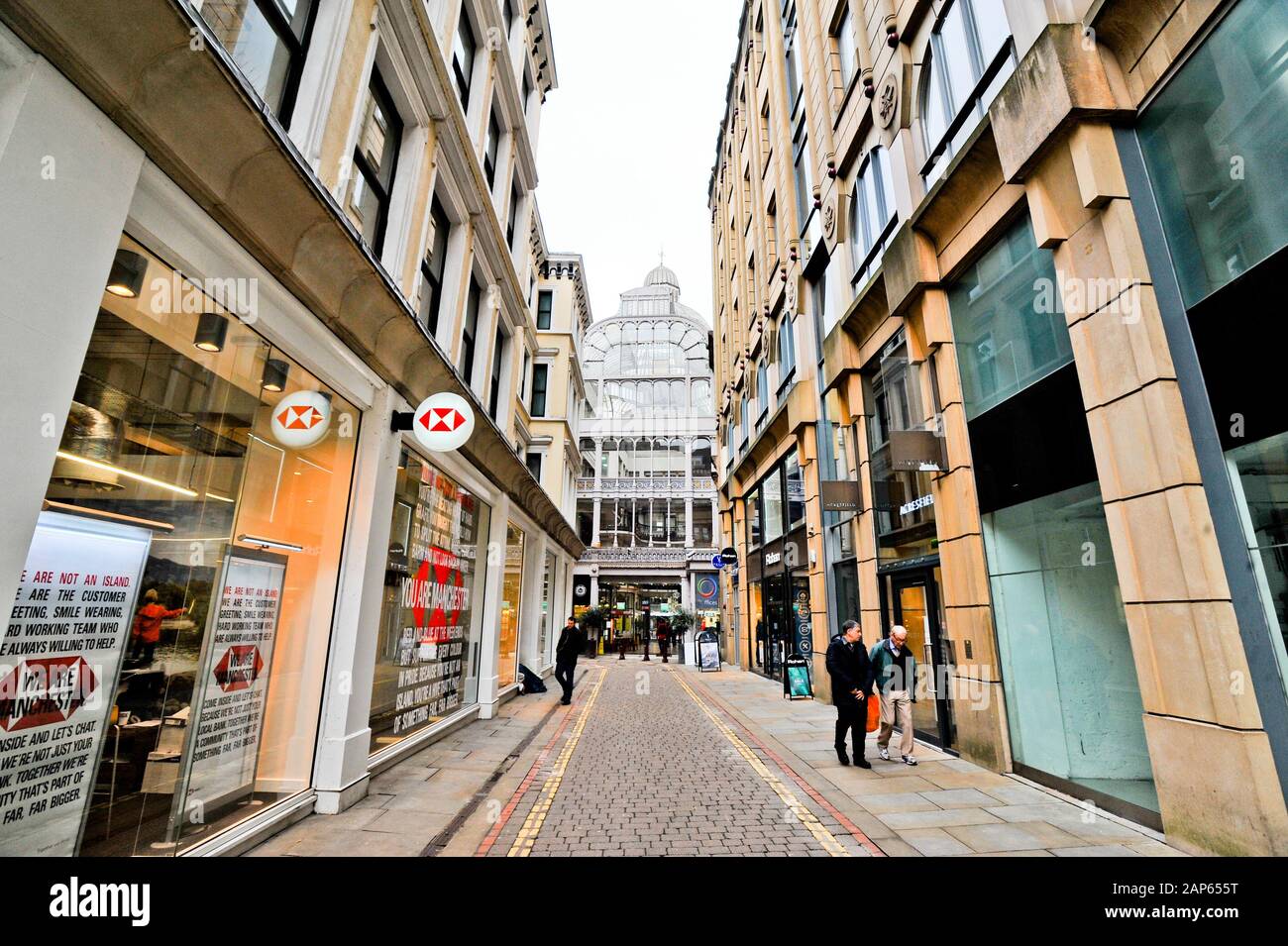 Manchester city centre Stock Photo - Alamy
