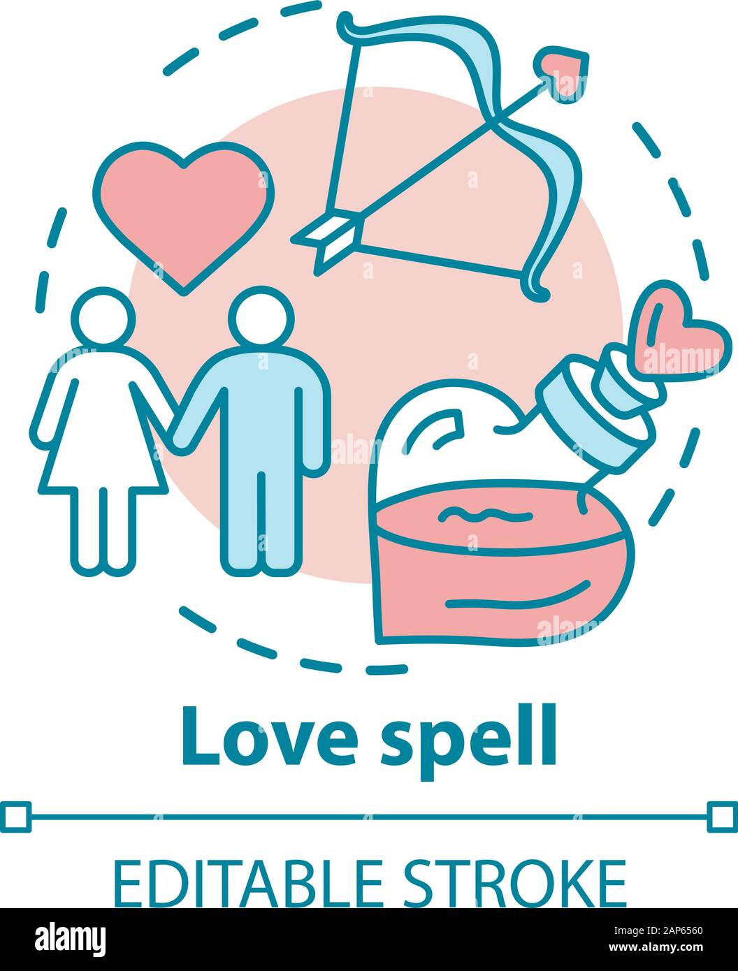 Love spell hi-res stock photography and images - Alamy