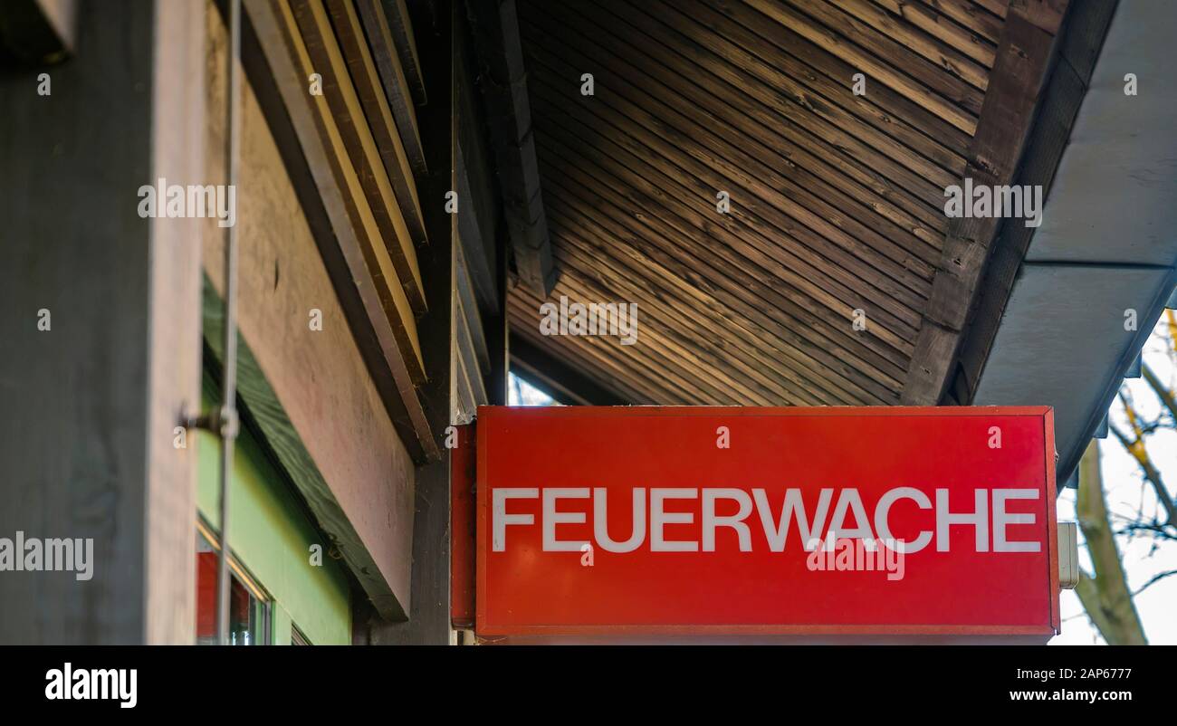 Building of a volunteer fire department in Berlin, Germany. You will ...