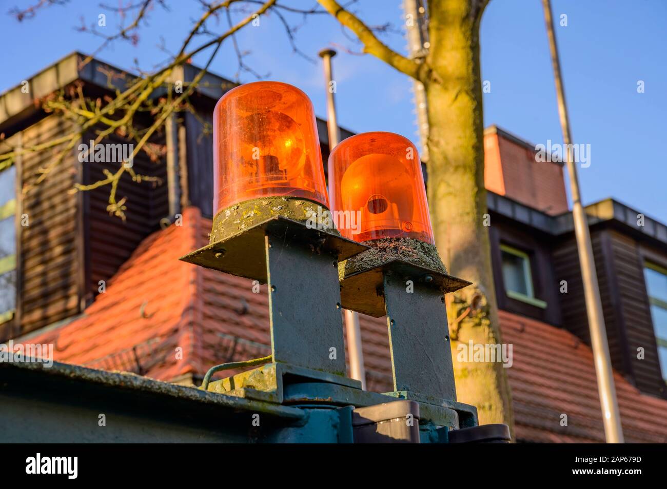 Building of a volunteer fire department in Berlin, Germany. In the ...