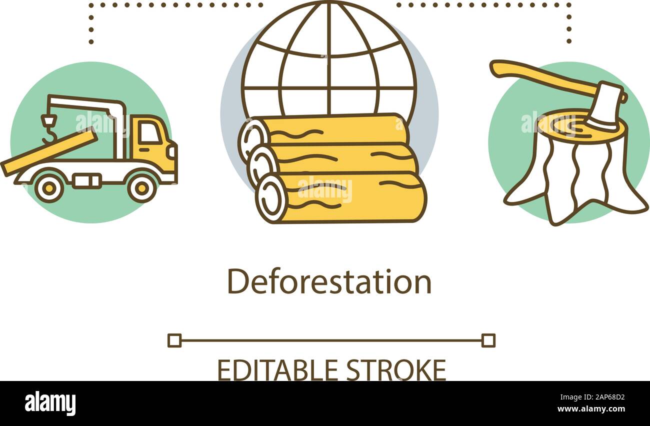 Cover art for deforestation Cut Out Stock Images & Pictures - Alamy