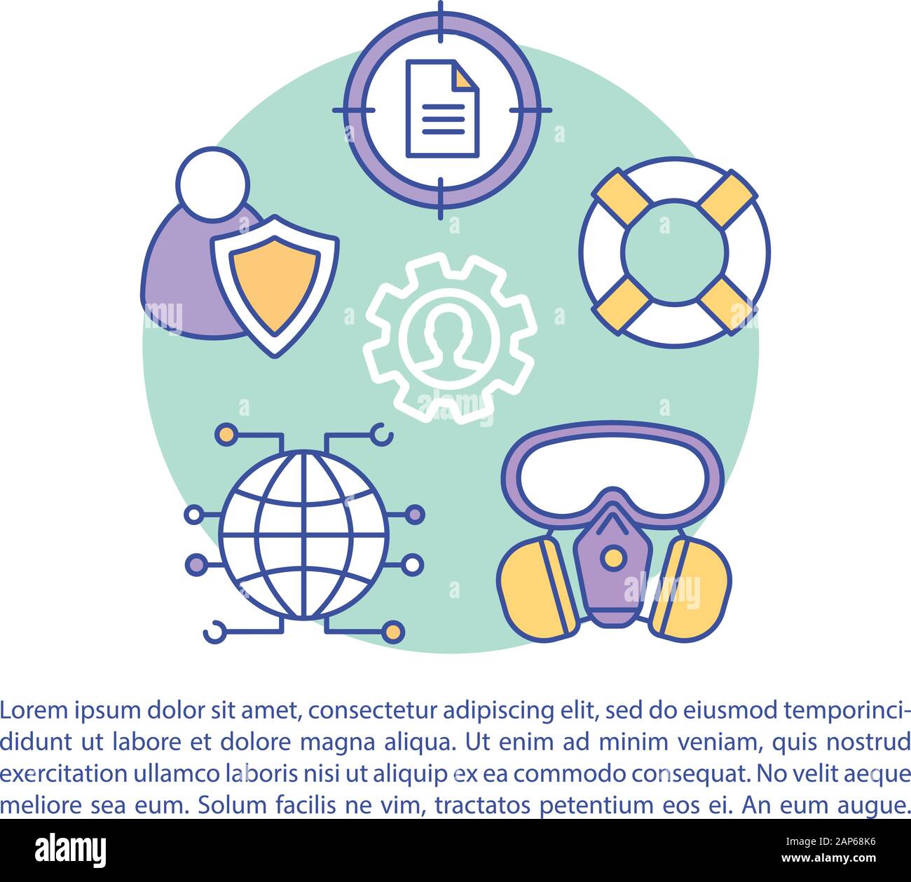 Environmental issue article page vector template. Nature protection ...
