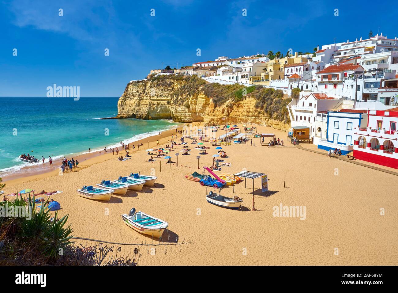 Carvoeiro Beach, Algarve, Portugal Stock Photo - Alamy