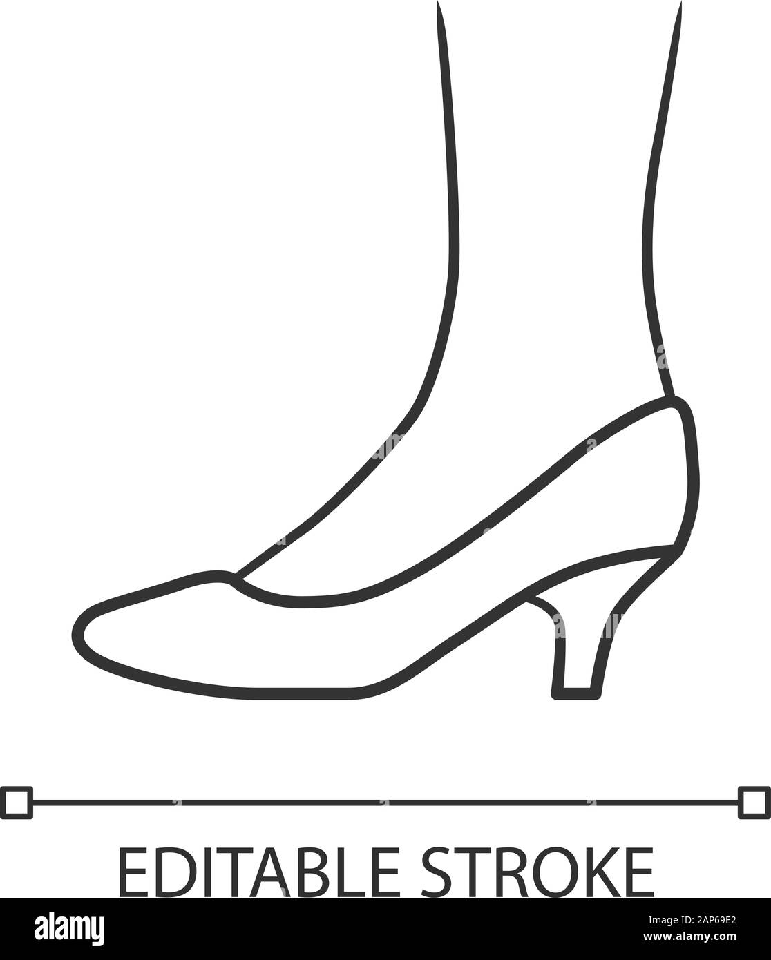 Lady s shoes Black and White Stock Photos & Images - Alamy