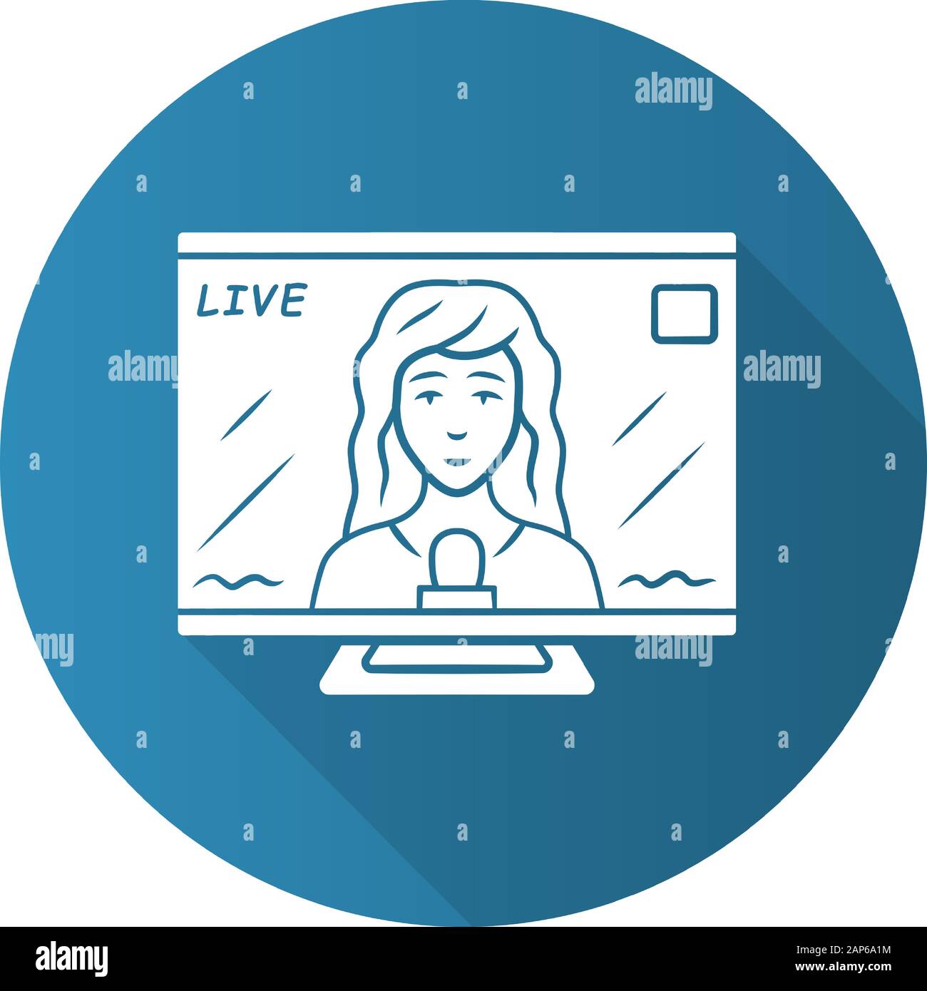 Tv newswoman hi-res stock photography and images - Alamy