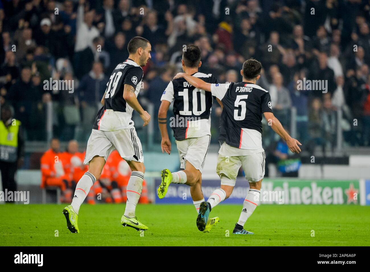 Juventus paulo dybala celebrates 2019 hi-res stock photography and ...