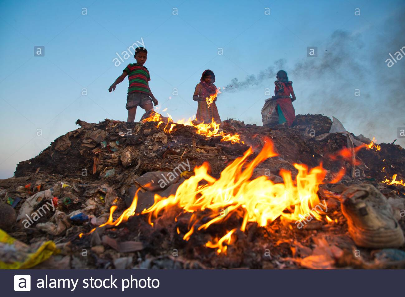 Garbage Can Child High Resolution Stock Photography and Images - Alamy
