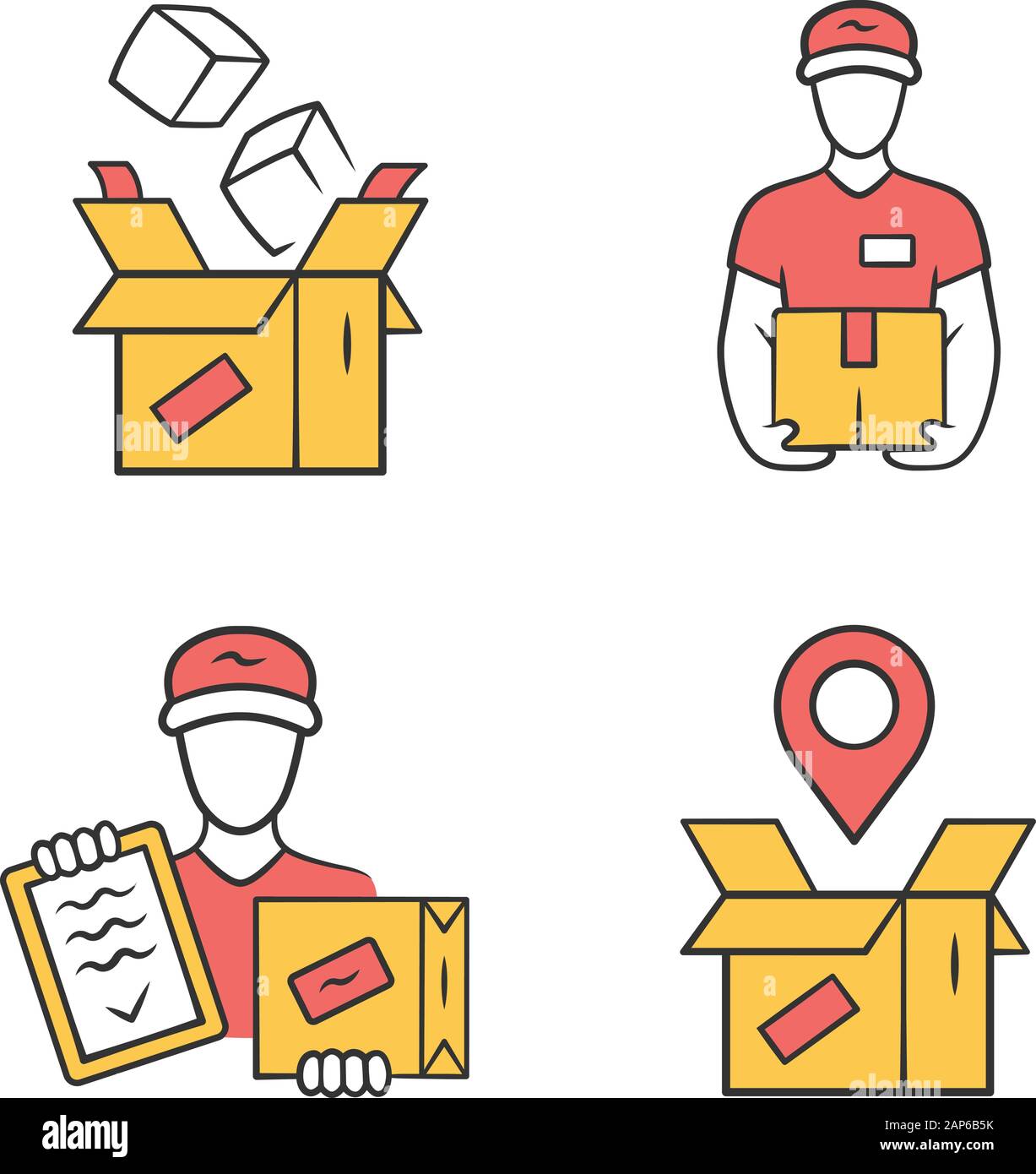 Icons Tracking Shipment