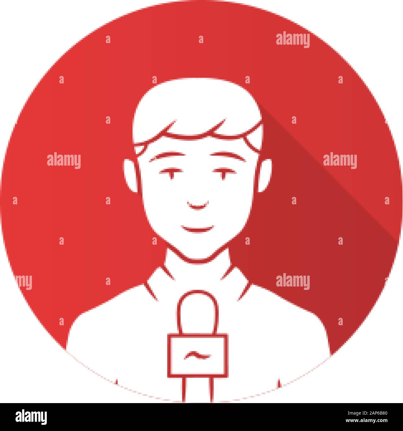 News repor Stock Vector Images - Alamy