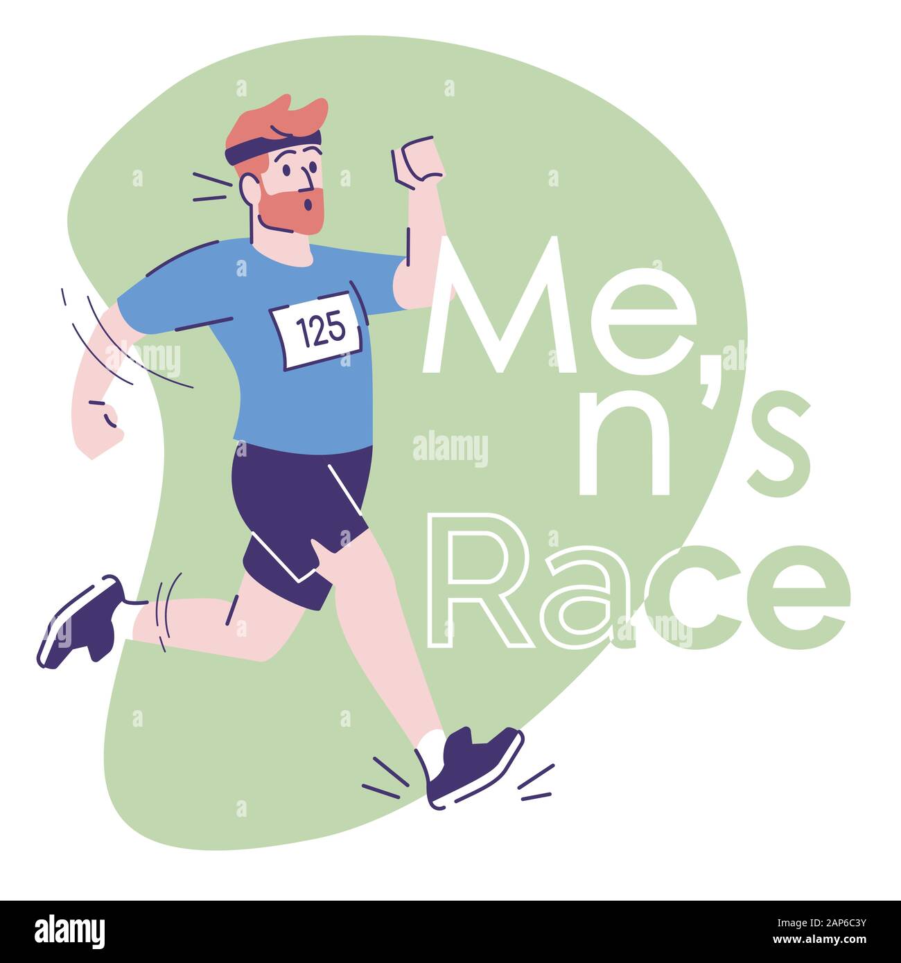 Footrace Stock Vector Images - Alamy