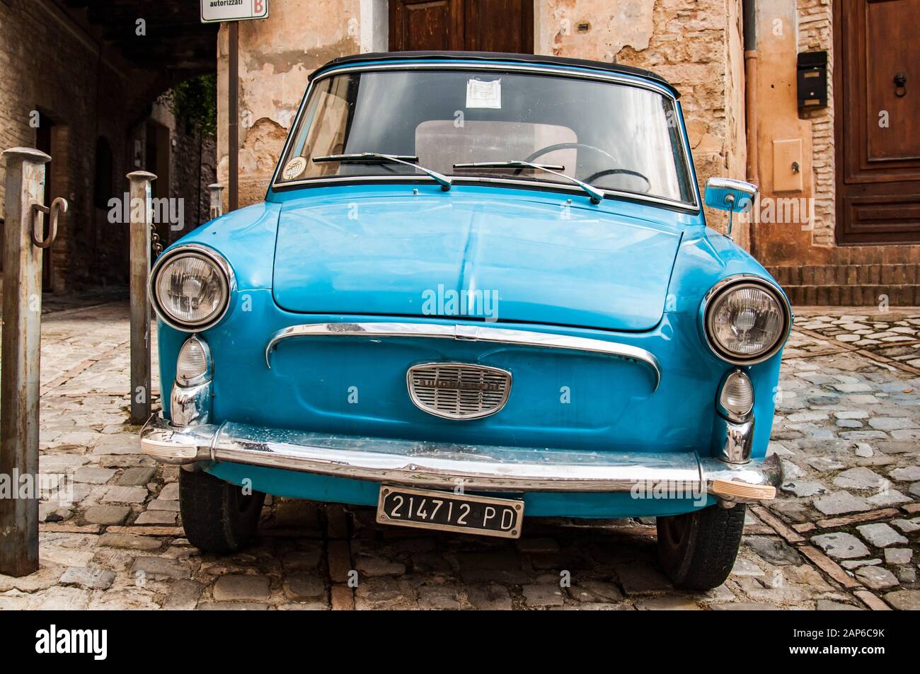 Vintage Italian car Autobianchi brend, from the sixties Stock Photo - Alamy