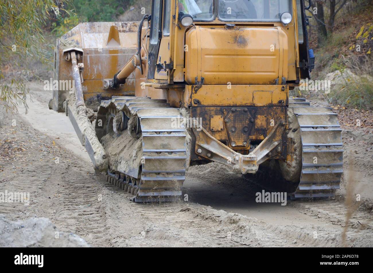 Quarry aggregate with heavy duty machinery on Construction industry ...