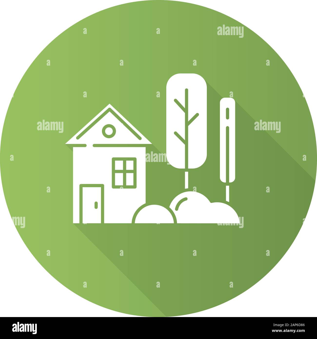 Townhome garden Stock Vector Images - Alamy