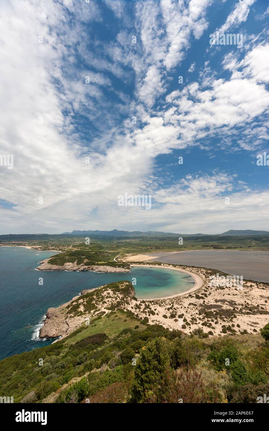 The turqoise view Stock Photo - Alamy