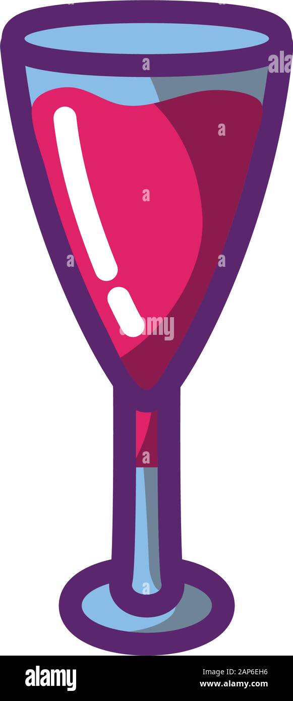 Wine cup design of Winery alcohol drink beverage restaurant celebration ...