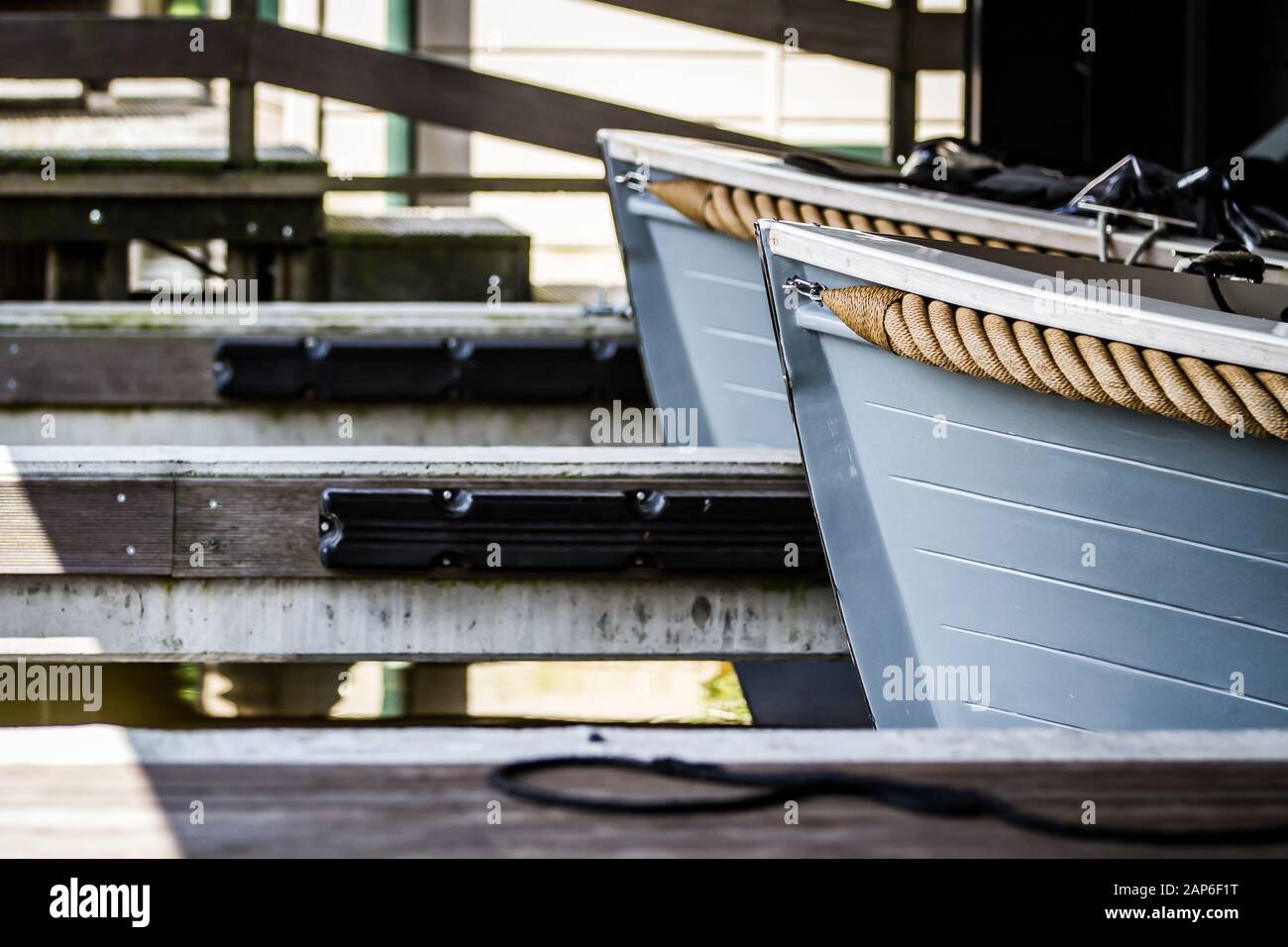Stern on wooden boat hi-res stock photography and images - Alamy