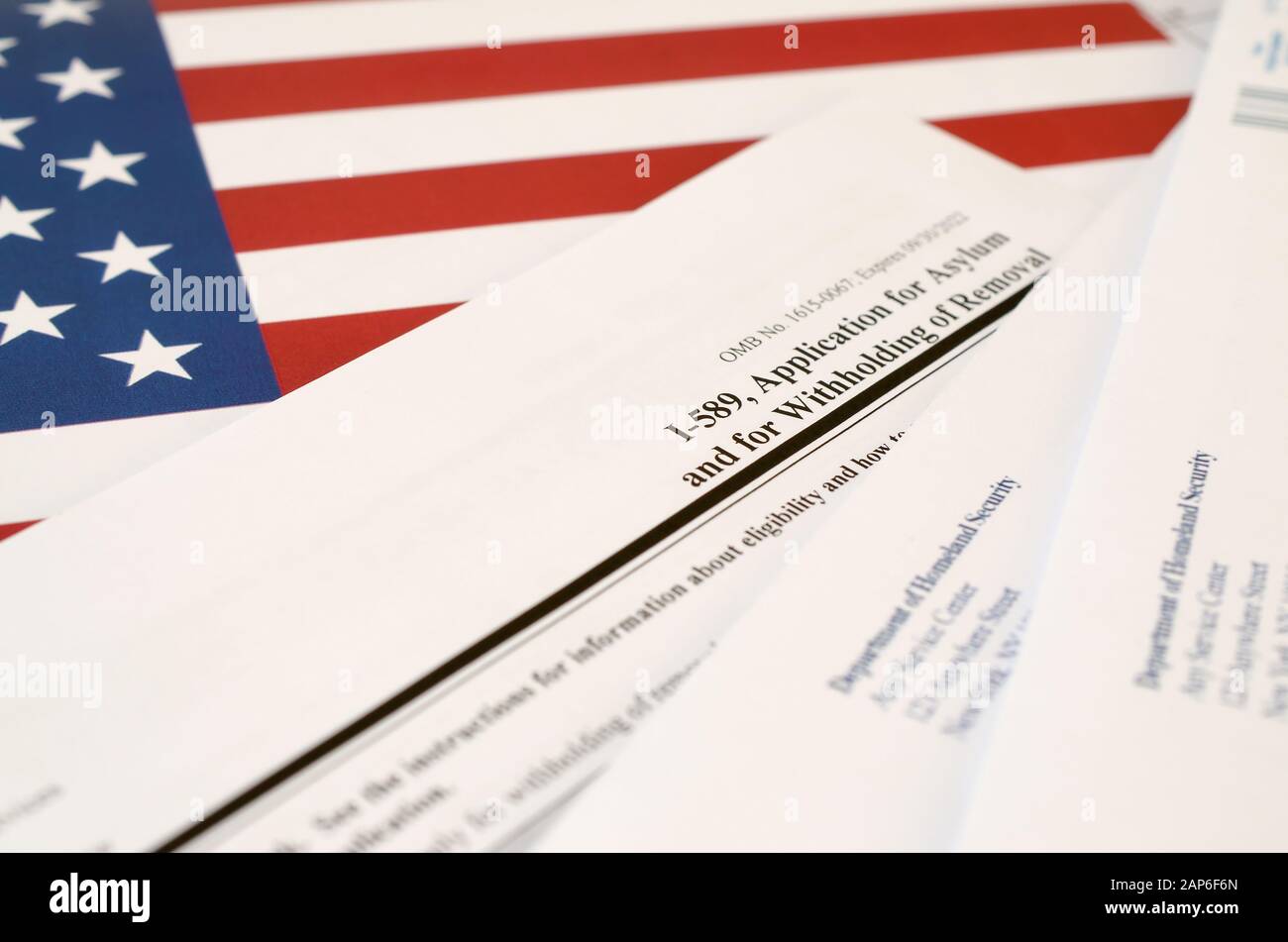 I-589 Application for asylum and for withholding of removal blank form ...