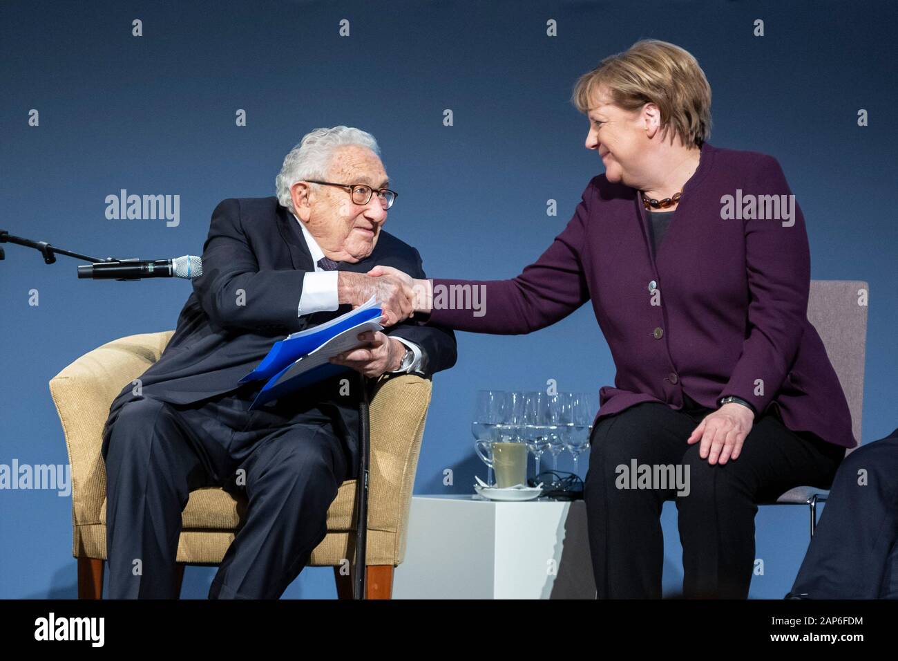 Berlin, Germany. 21st Jan, 2020. German Chancellor Angela Merkel (CDU ...